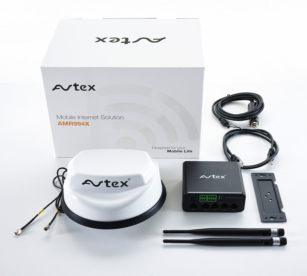 Avtex AMR994X 4G/5G Dual Sim Router + Antenna – Onyx Outdoors
