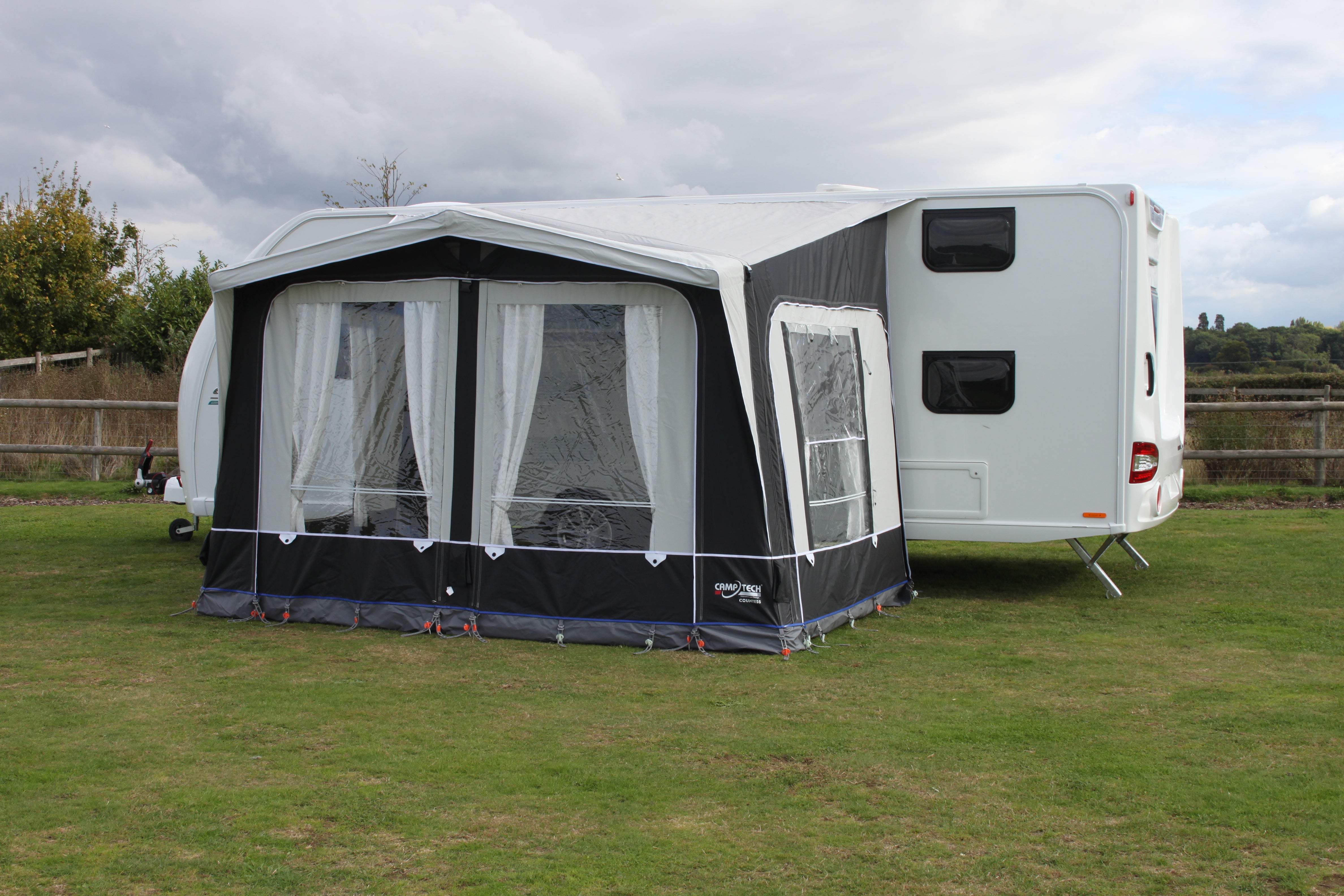 Camptech Countess Air Porch Caravan Awning FREE WINDBREAK INC – Onyx ...